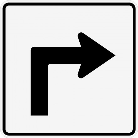 Right Turn Arrow | Decker Supply