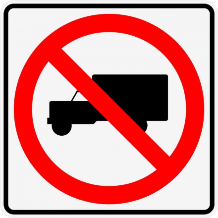 No Trucks Symbol | Decker Supply