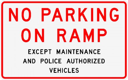 No Parking on Ramp… | Decker Supply