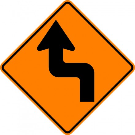 Left Reverse Turn Symbol | Decker Supply