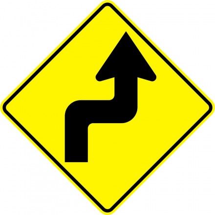 Right Reverse Turn Symbol | Decker Supply