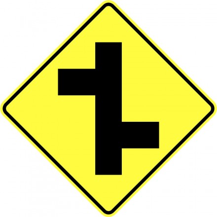 Right Offset Crossroad Symbol | Decker Supply